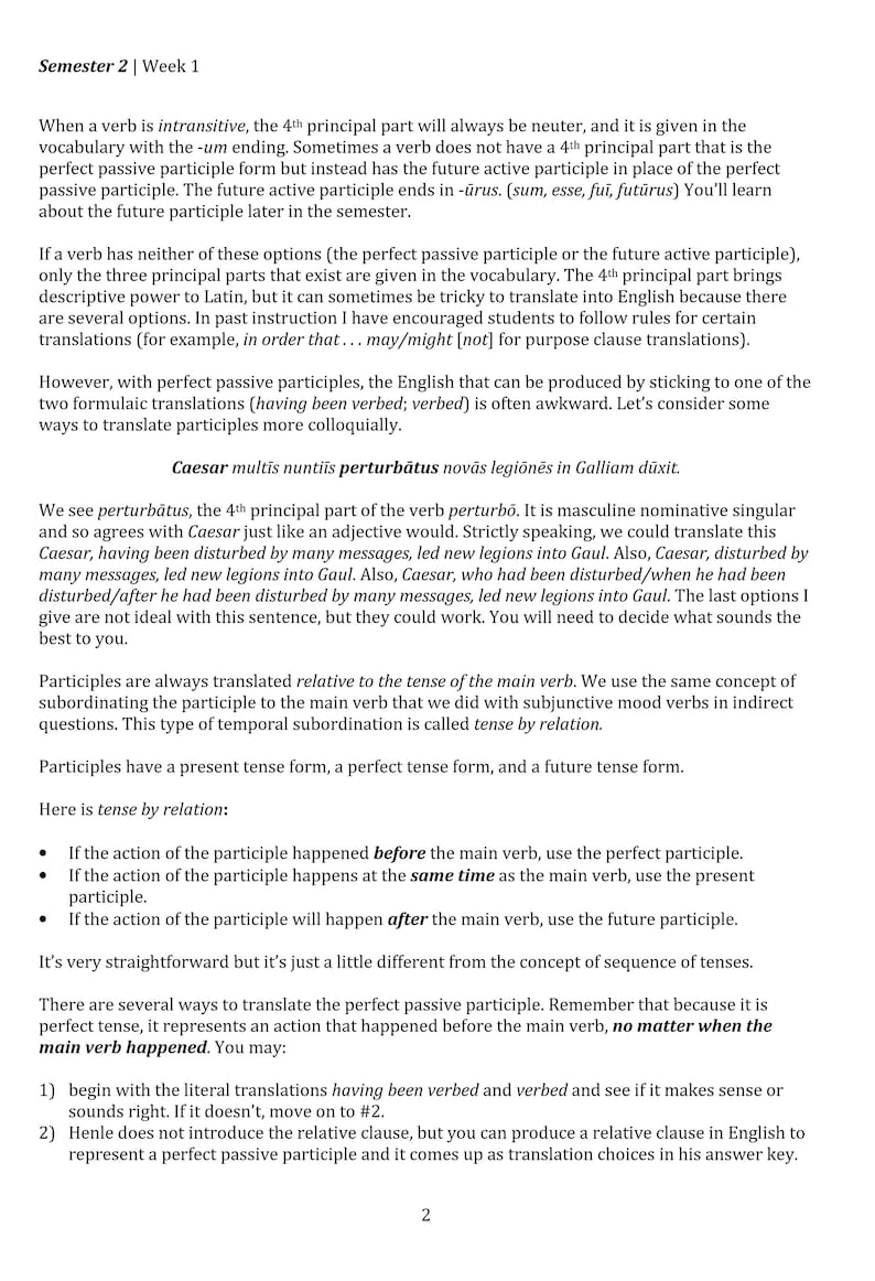 Second Semester UPDATED! PDF *digital File* Henle First Year Latin Teacher's Manual and Answer ...