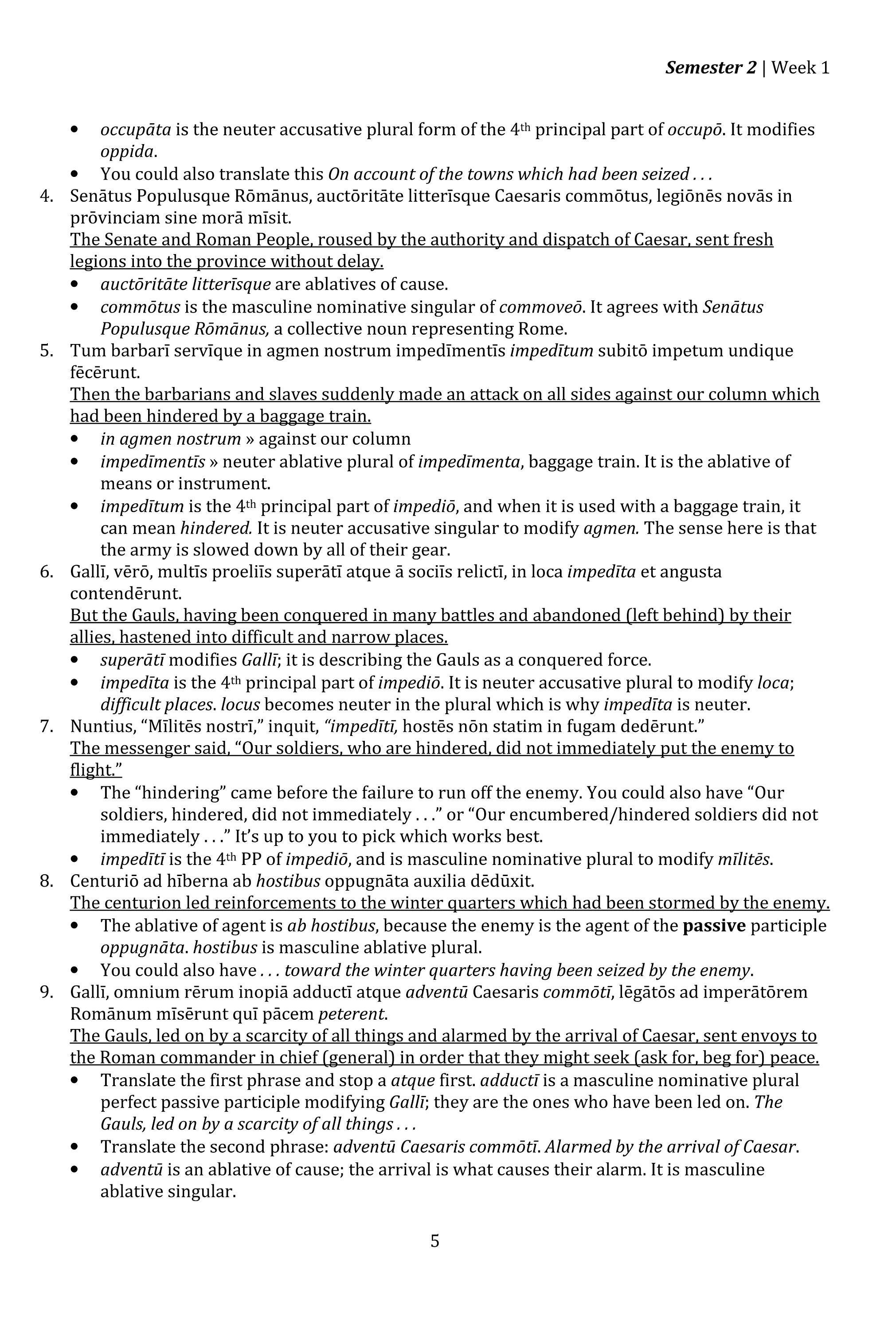 Second Semester UPDATED! PDF *digital File* Henle First Year Latin ...