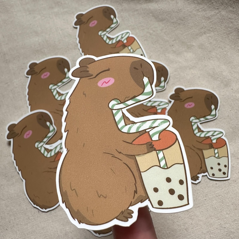 Capybara Boba - Etsy
