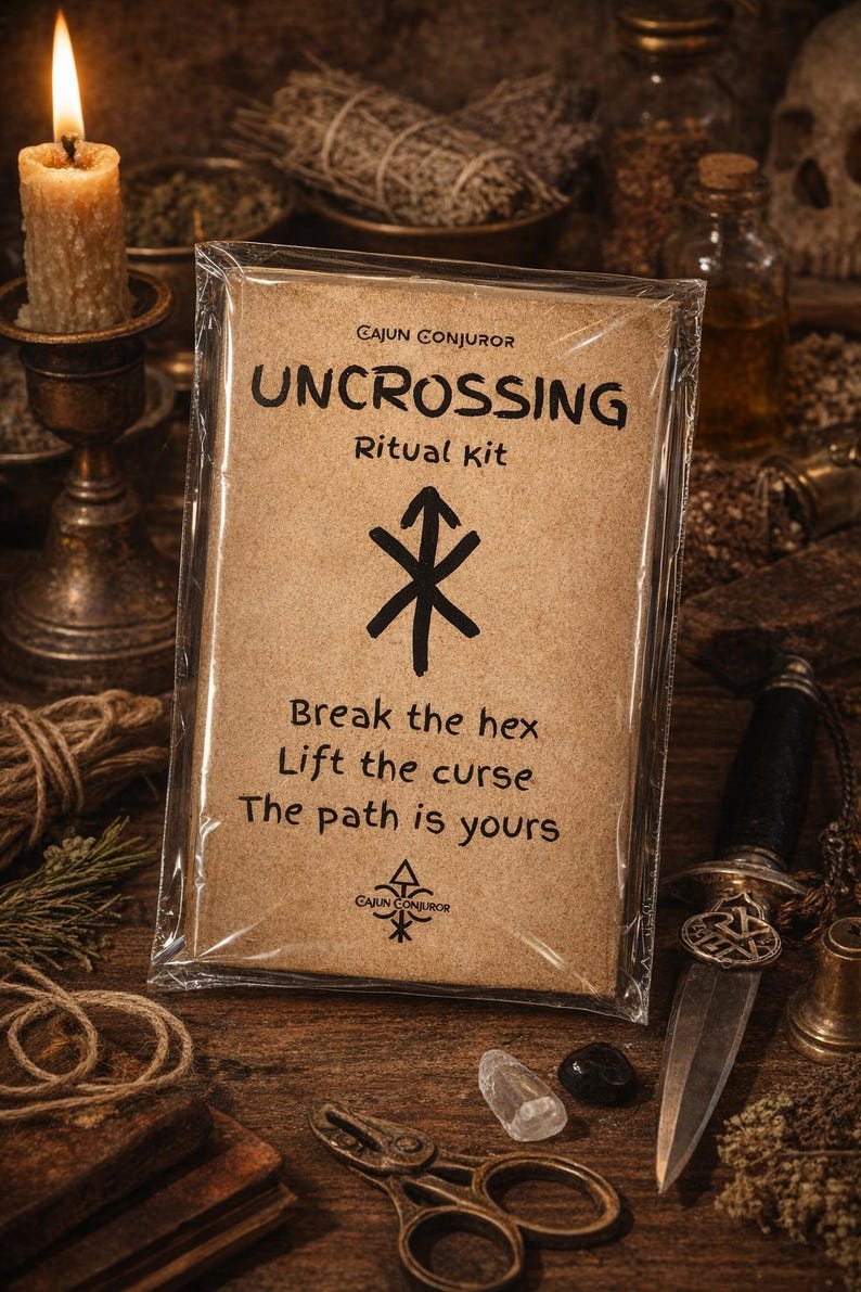 Traditional Uncrossing Ritual Kit - Remove Hexes, Curses, and Bad Luck ...