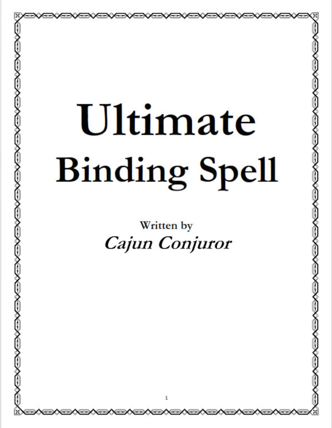 Ultimate Binding Spell (PDF) - Etsy
