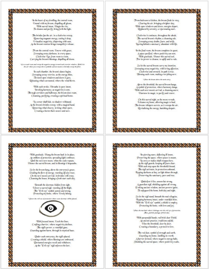 Home Protection Spell (PDF) - 24 Pages - Etsy