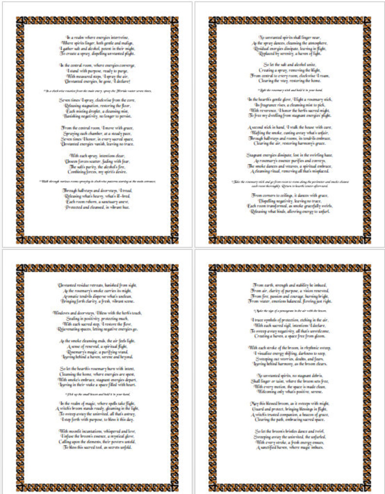 Home Protection Spell (PDF) - 24 Pages - Etsy