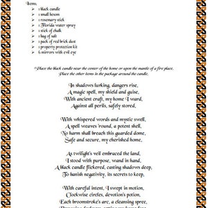 Home Protection Spell (PDF) - 24 Pages - Etsy