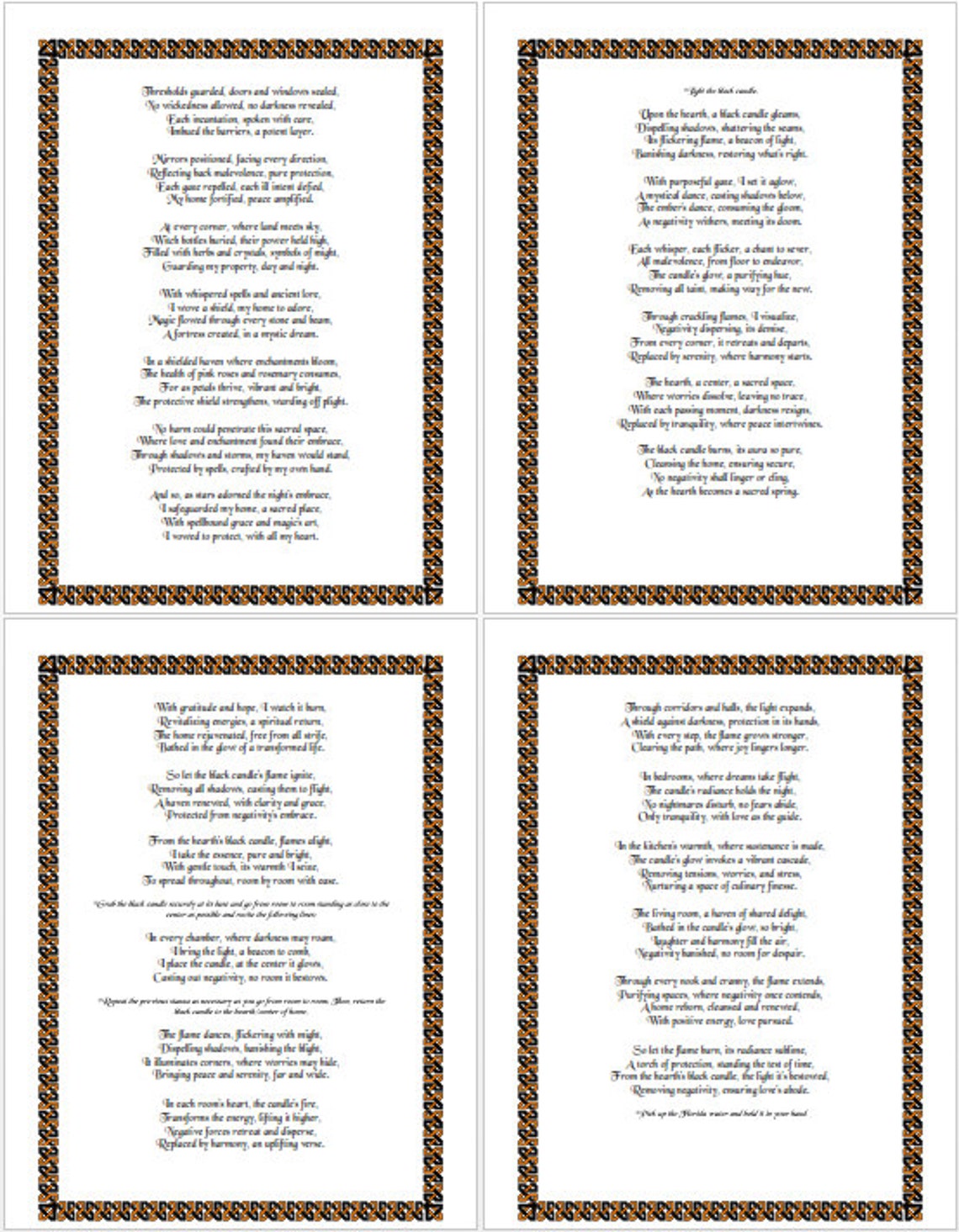 Home Protection Spell (PDF) - 24 Pages - Etsy
