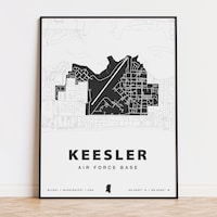 Fort Novosel Map Print U.S. Army - Etsy