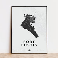 Fort Novosel Map Print U.S. Army - Etsy
