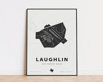 Lackland Air Force Base Map Print - Etsy