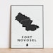 Fort Novosel Map Print | U.S. Army - Etsy