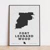 Fort Novosel Map Print U.S. Army - Etsy