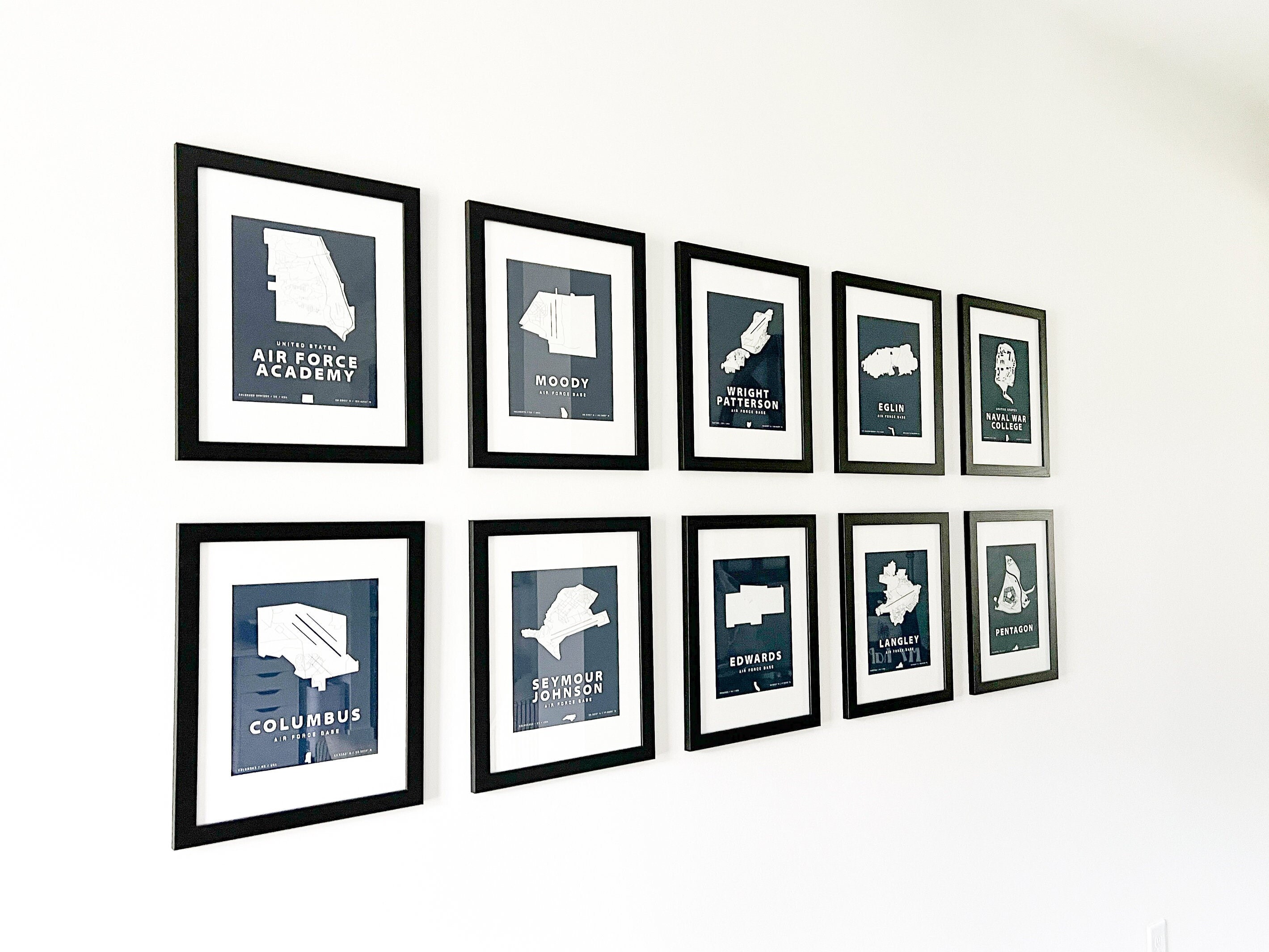 Custom Military Base Map Print Set of 10 - Etsy