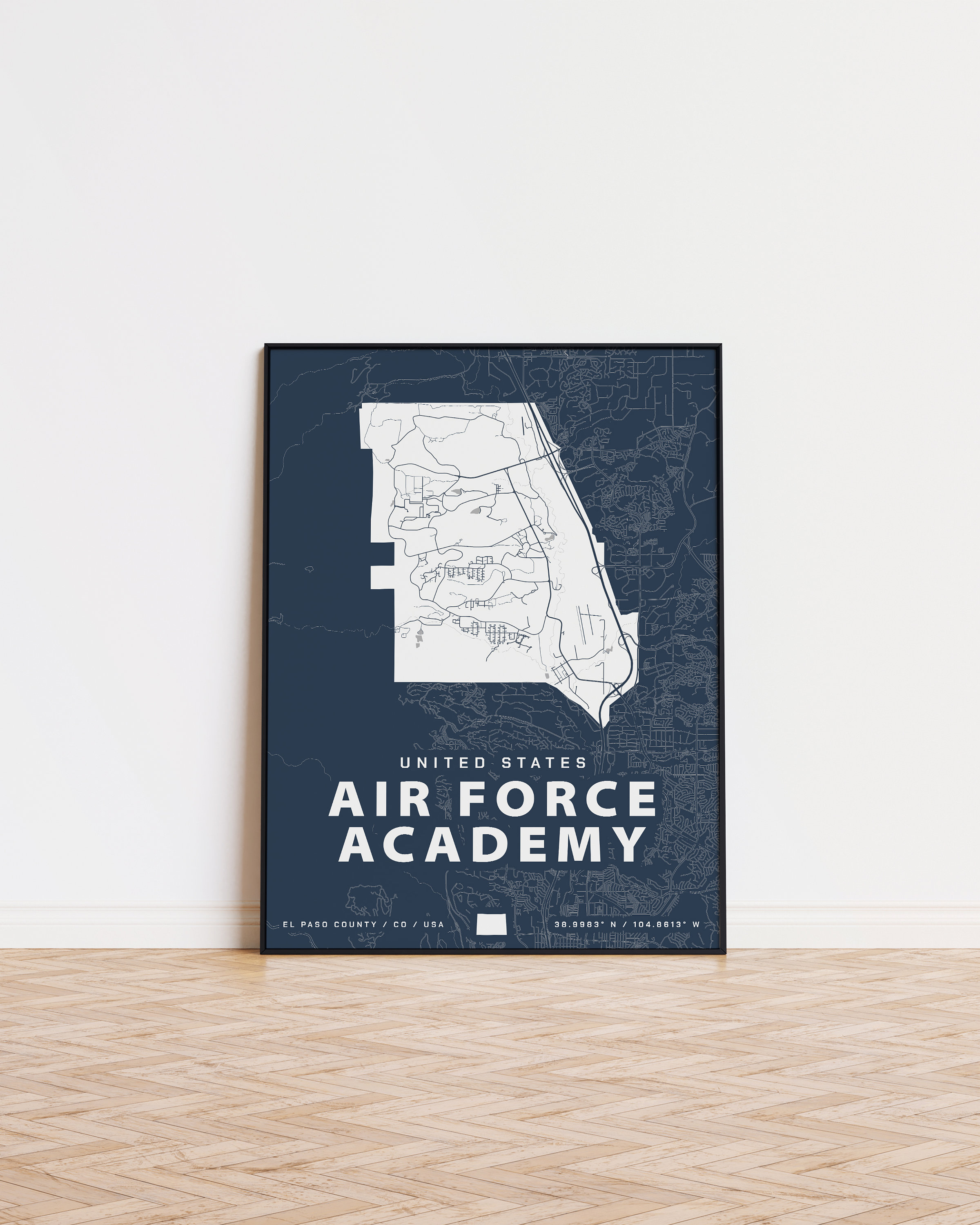Air Force Academy Map Print - Etsy