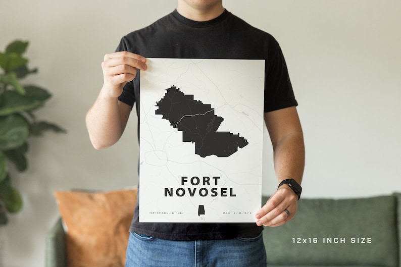 Fort Novosel Map Print U.S. Army - Etsy