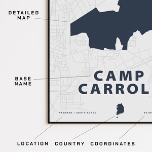 Camp Carroll Map Print - Etsy