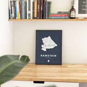 Ramstein Air Base Map Print - Etsy