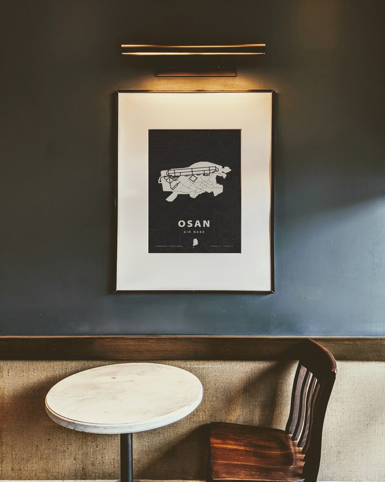 Osan Air Base Map Print - Etsy