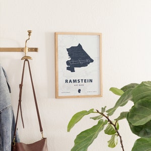 Custom Military Base Map Print - Choose Your Base - Etsy