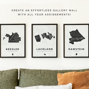 Lackland Air Force Base Map Print - Etsy