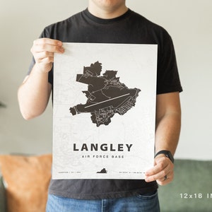 Custom Military Base Map Print - Choose Your Base - Etsy