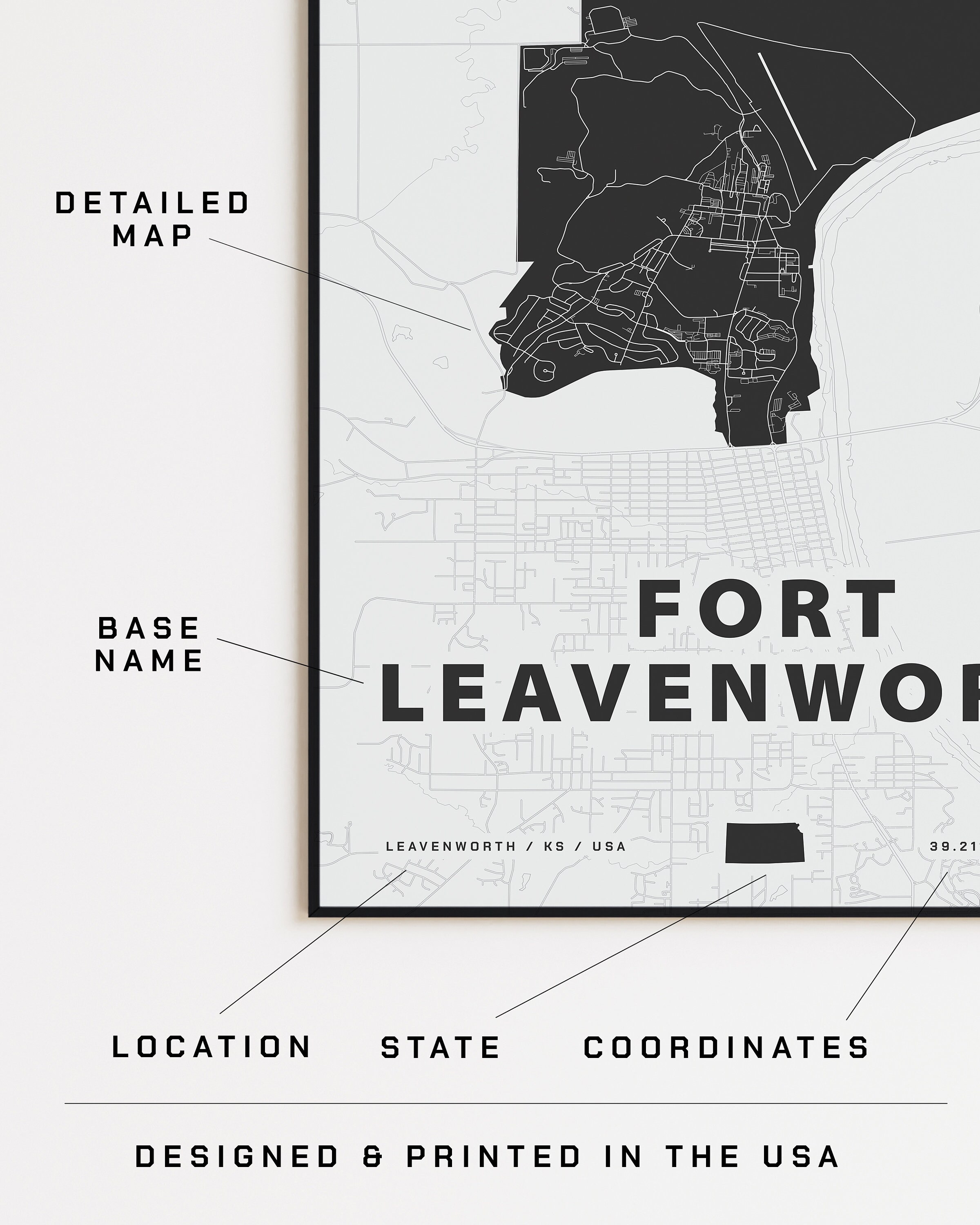 Fort Leavenworth Kansas Map