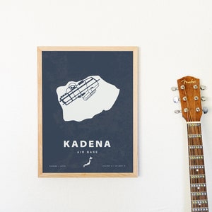 Kadena Air Base Map Print - Etsy