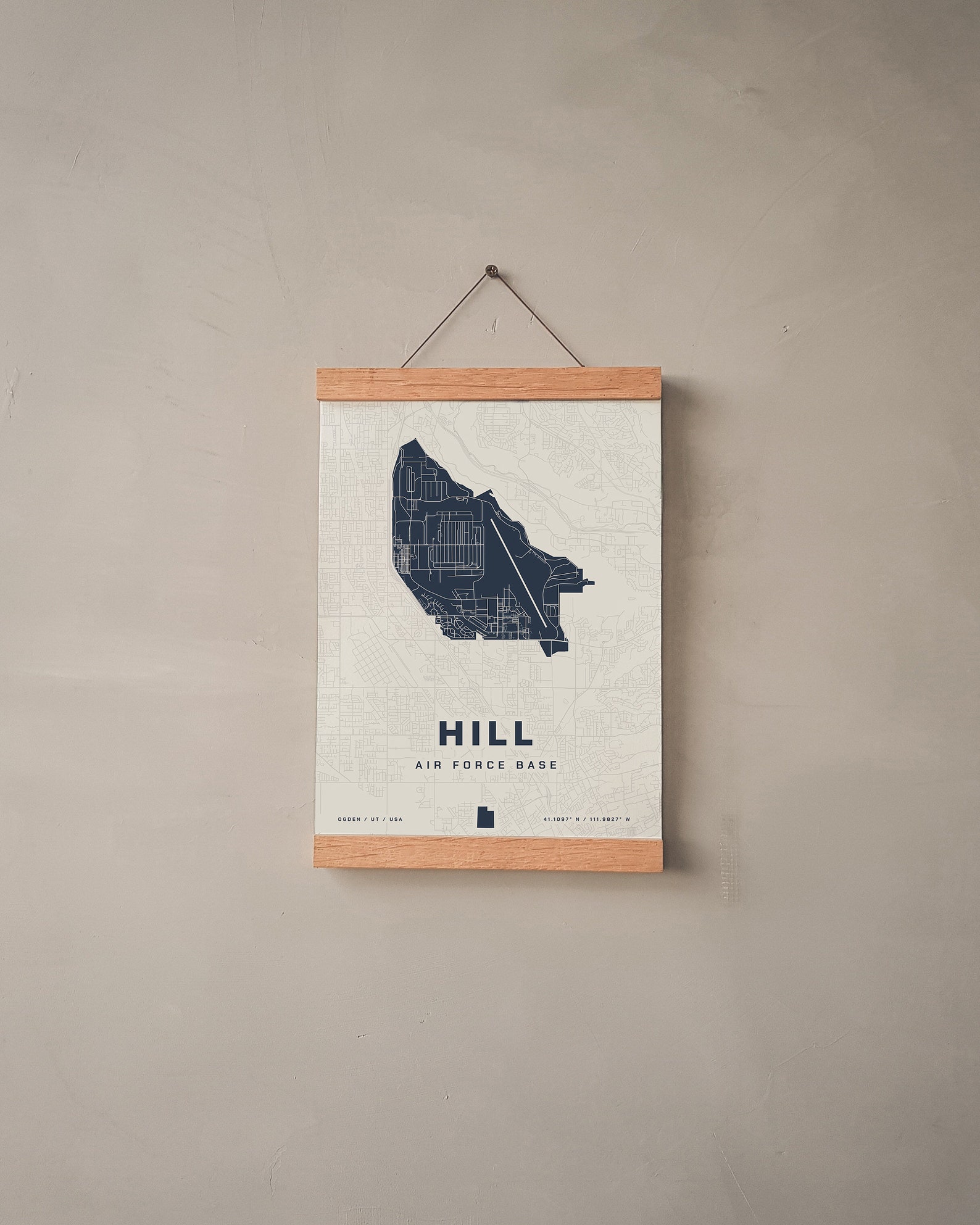 Custom Military Base Map Print Set of 2 - Etsy