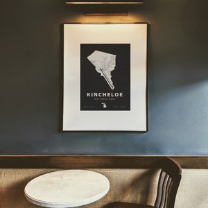 Kincheloe Air Force Base Map Print - Etsy