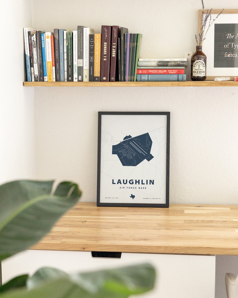 Laughlin Air Force Base Map Print - Etsy