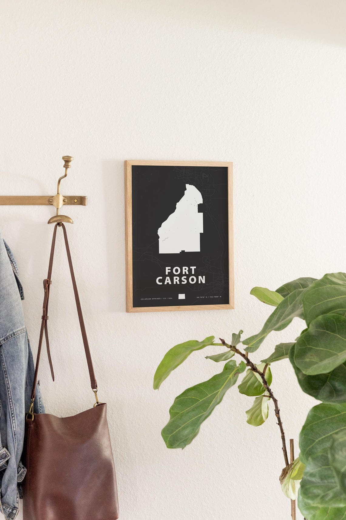 Fort Carson Map Print | U.S. Army - Etsy
