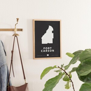 Fort Carson Map Print | U.S. Army - Etsy
