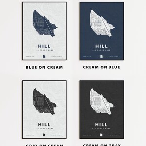 Hill Air Force Base Map Print - Etsy
