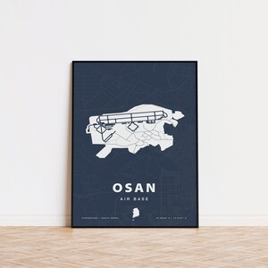 Osan Air Base Map Print - Etsy
