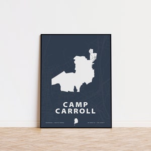 Camp Carroll Map Print - Etsy
