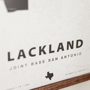 Lackland Air Force Base Map Print - Etsy