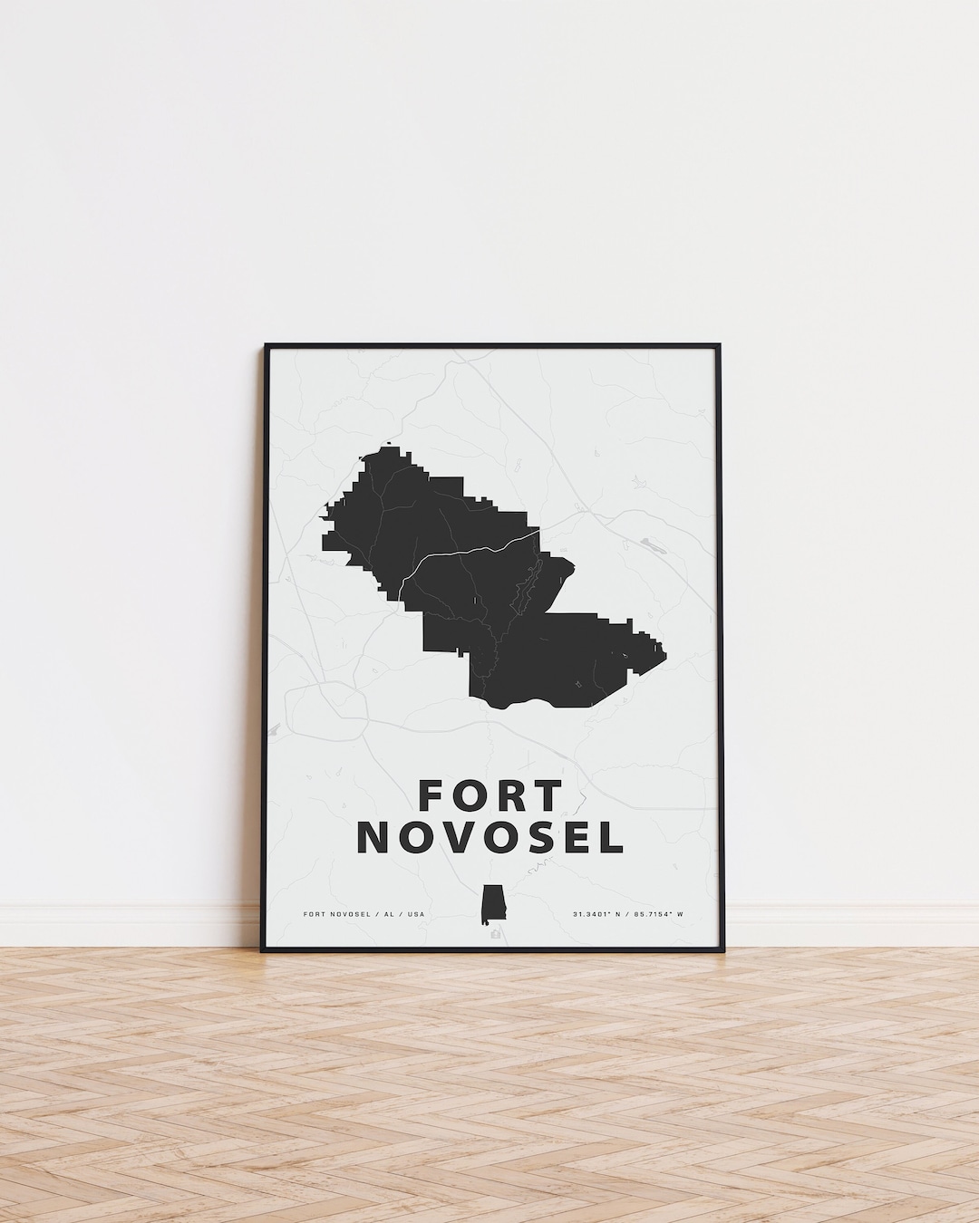 Fort Novosel Map Print | U.S. Army - Etsy