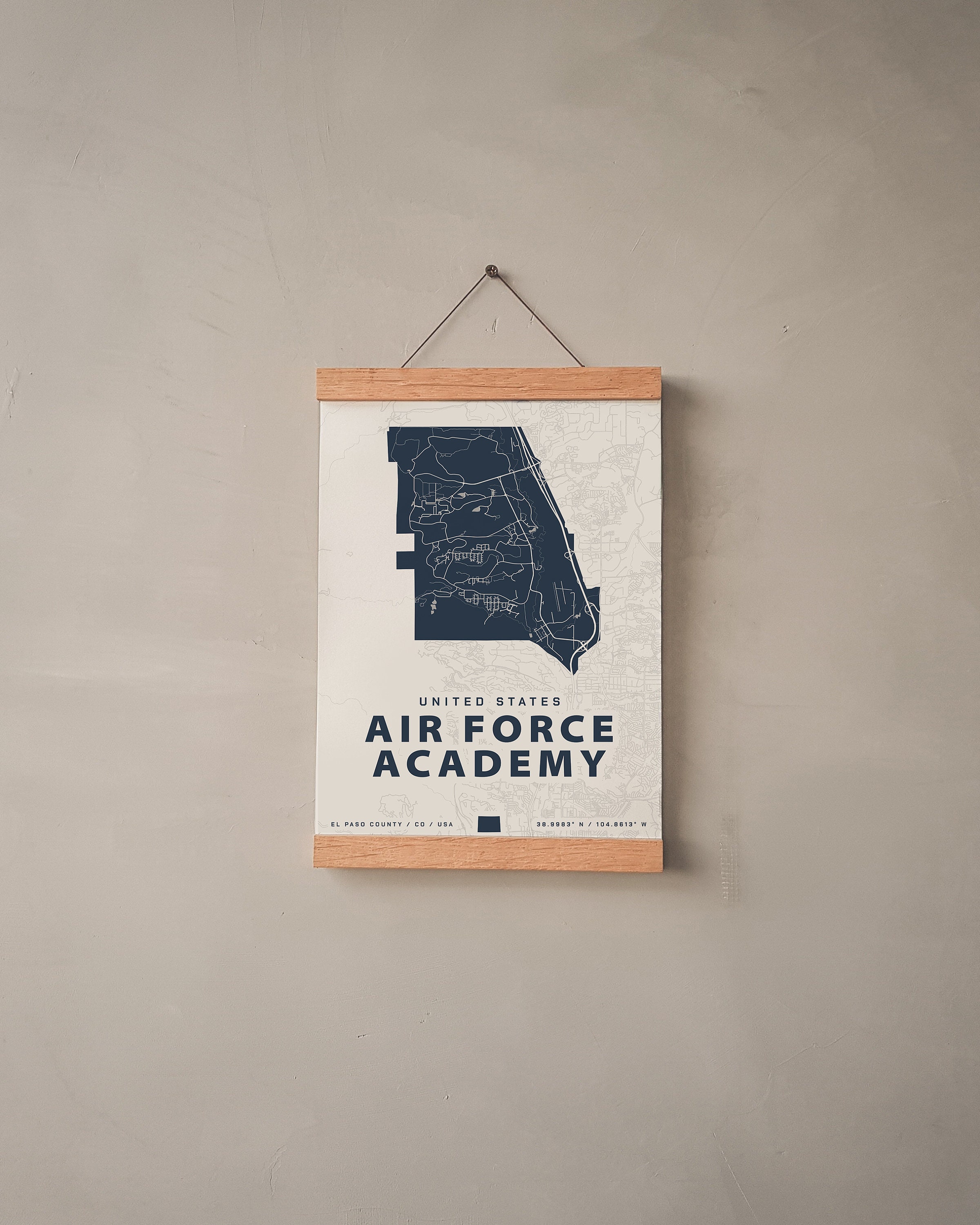 Air Force Academy Map Print - Etsy