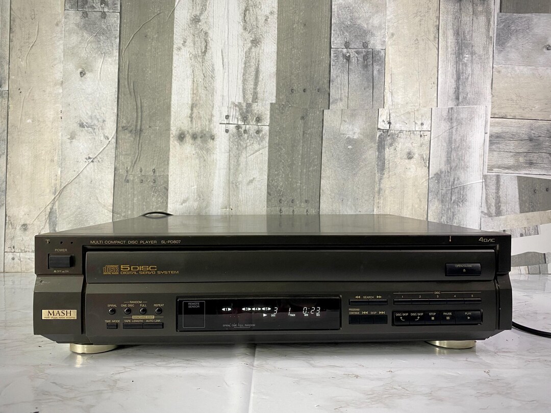 Rare Technics 5-disc CD Player SL-PD807 - Etsy