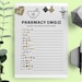 Pharmacy Emoji Game, Medications, Pictionary, Printable Game ...