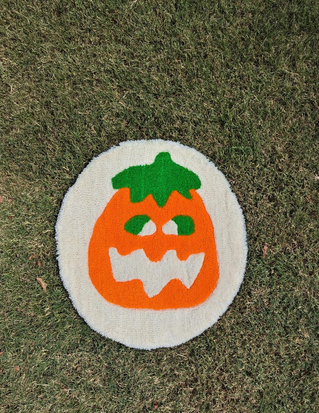 Pumpkin Sugar Cookie Rug | Tufting Rug - Etsy