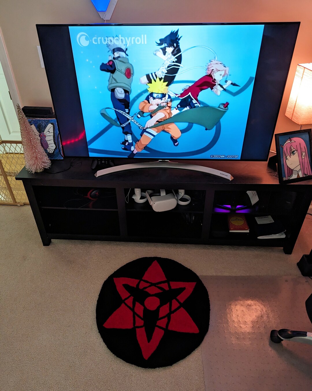 Ninja Anime Rug | Anime Rug | Tufting - Etsy