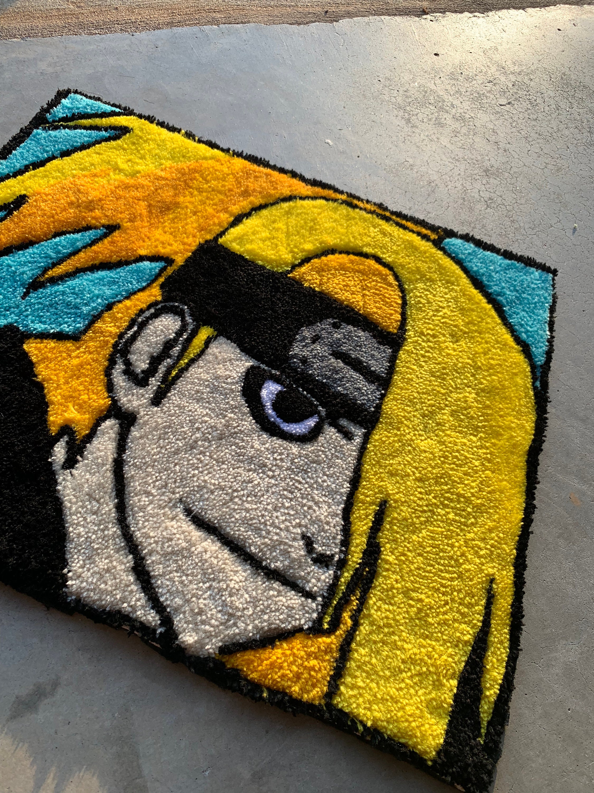Anime Rug | Tufted Rug | Tufting - Etsy