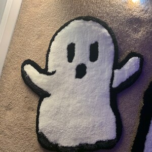 Custom Halloween Ghost Rug, Halloween Rug, Halloween Decor, Halloween ...