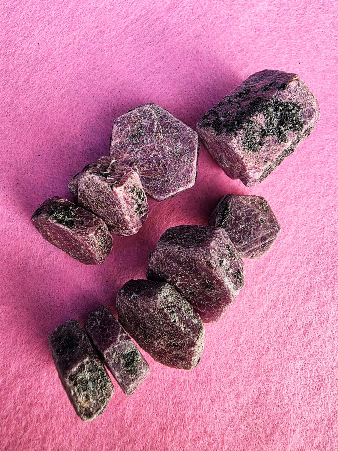 Raw Ruby Crystal, Calming Crystal Pocket Stone, Meditation & Chakra ...