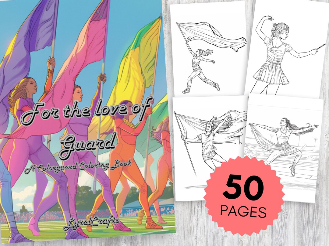 For the Love of Guard: Digital Coloring Book PDF Download - Etsy