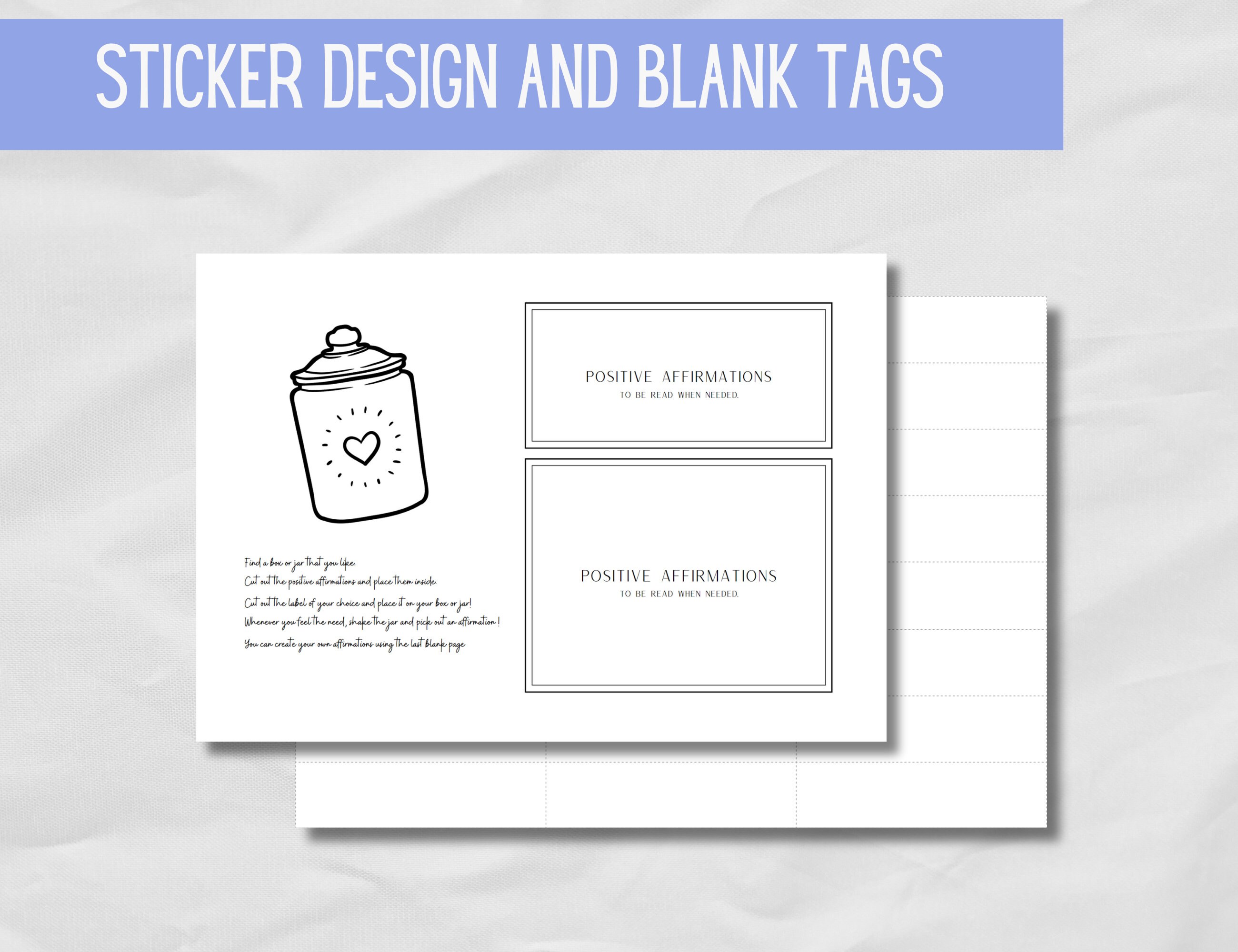 Positive Affirmations Pdf, Printable Positive Affirmations, Fill Your ...