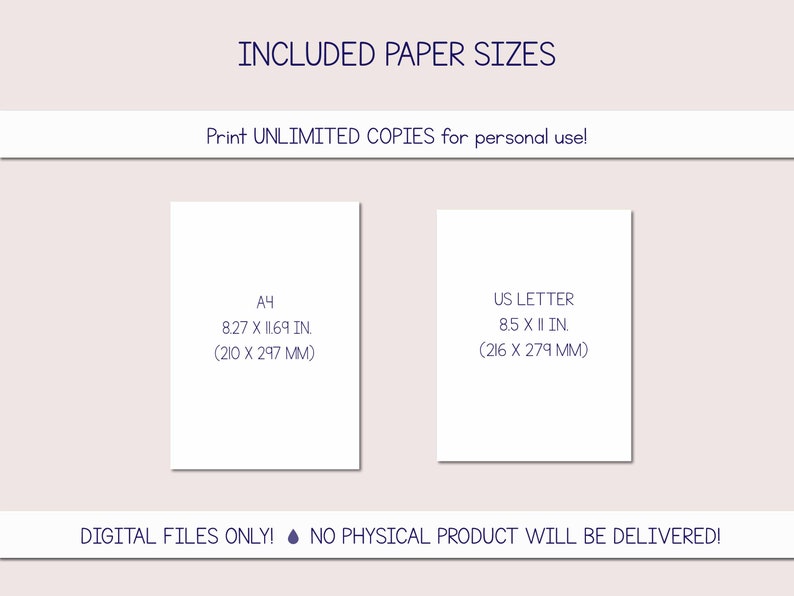 Bright Printable Stationery | Writing Paper for Instant Download ...