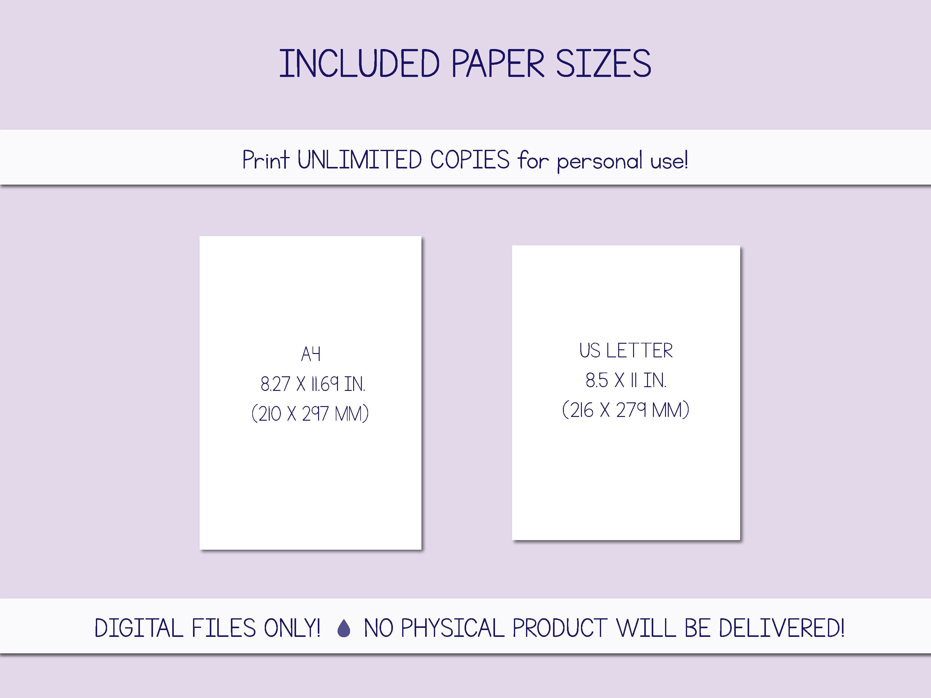Basic Borders Printable Stationery, Colorway 2 | Writing Paper for ...