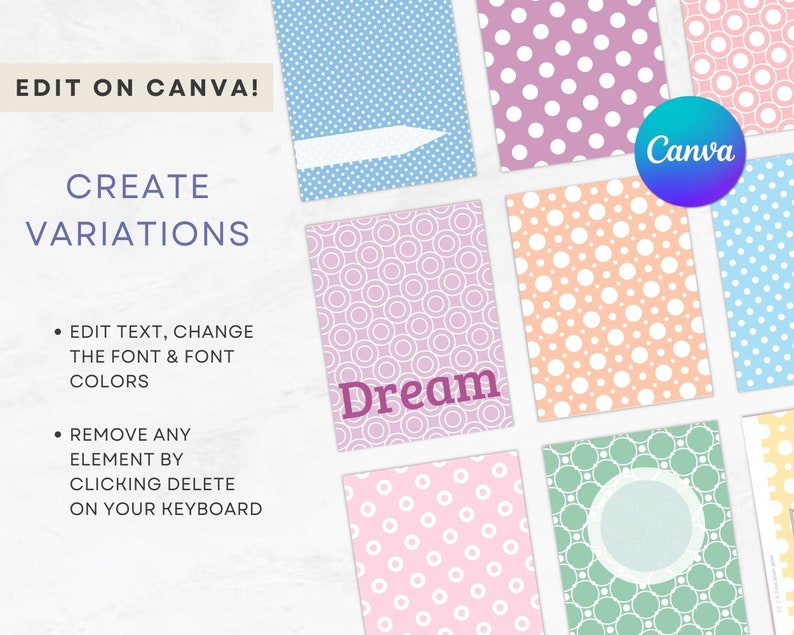 Editable Polka Dot Binder Cover Set: Teacher Student Resource ...