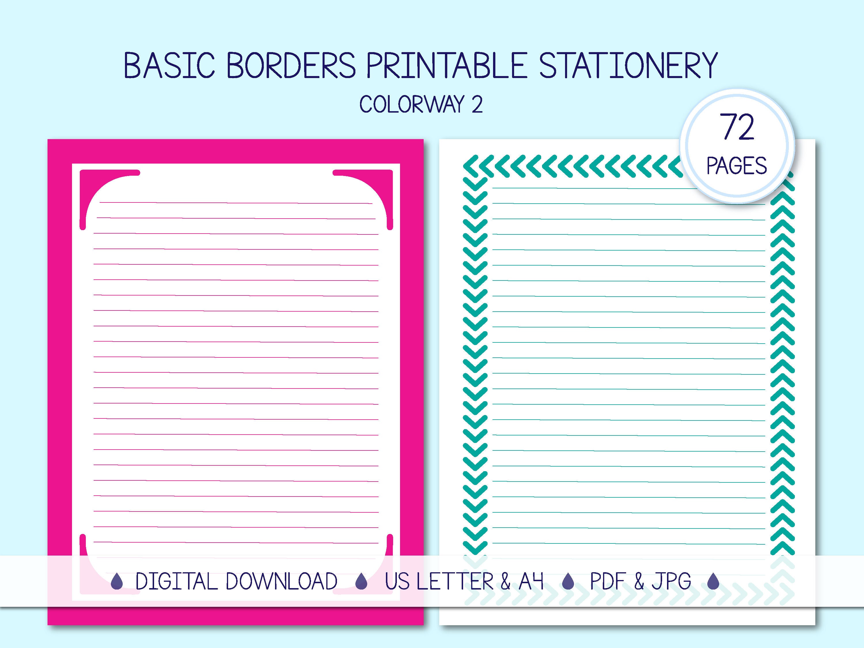 Free Printable Stationary Borders
