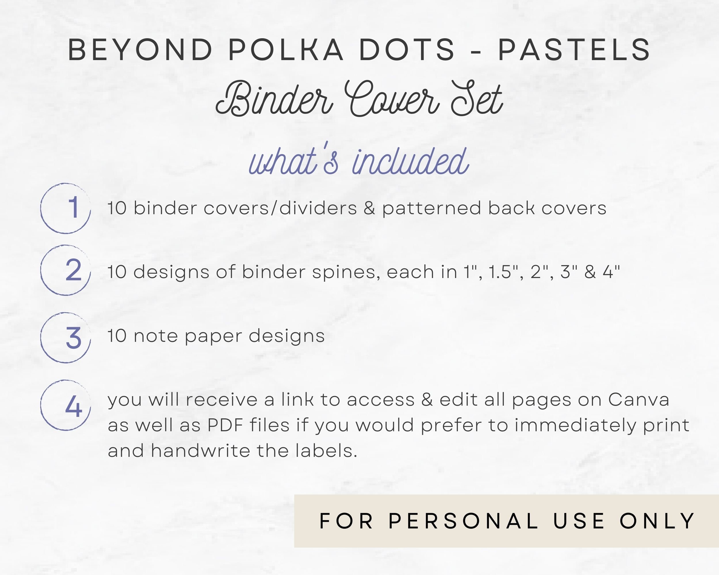 Editable Binder Cover Set With Note Paper | Teacher & Student Resource ...